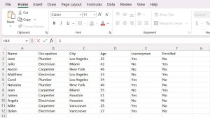 Creating Basic Tables in Excel: A Beginner's Guide